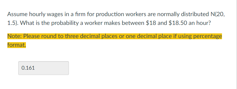 Solved Assume hourly wages in a firm for production workers | Chegg.com