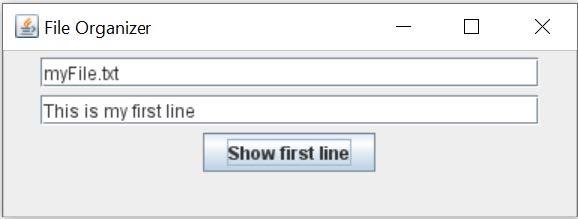 Solved Write a Java GUI program using BufferedReader that | Chegg.com
