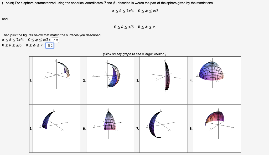 Solved For A Sphere Parameterized Using The Spherical