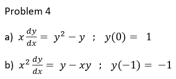 Solved Solve each differential equation using separation of | Chegg.com