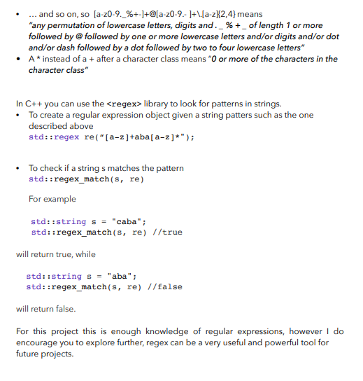 For this project you will implement a codeword | Chegg.com