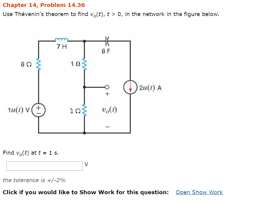 Solved Chapter 14, Problem 14.36 Use Thévenin's theorem to | Chegg.com