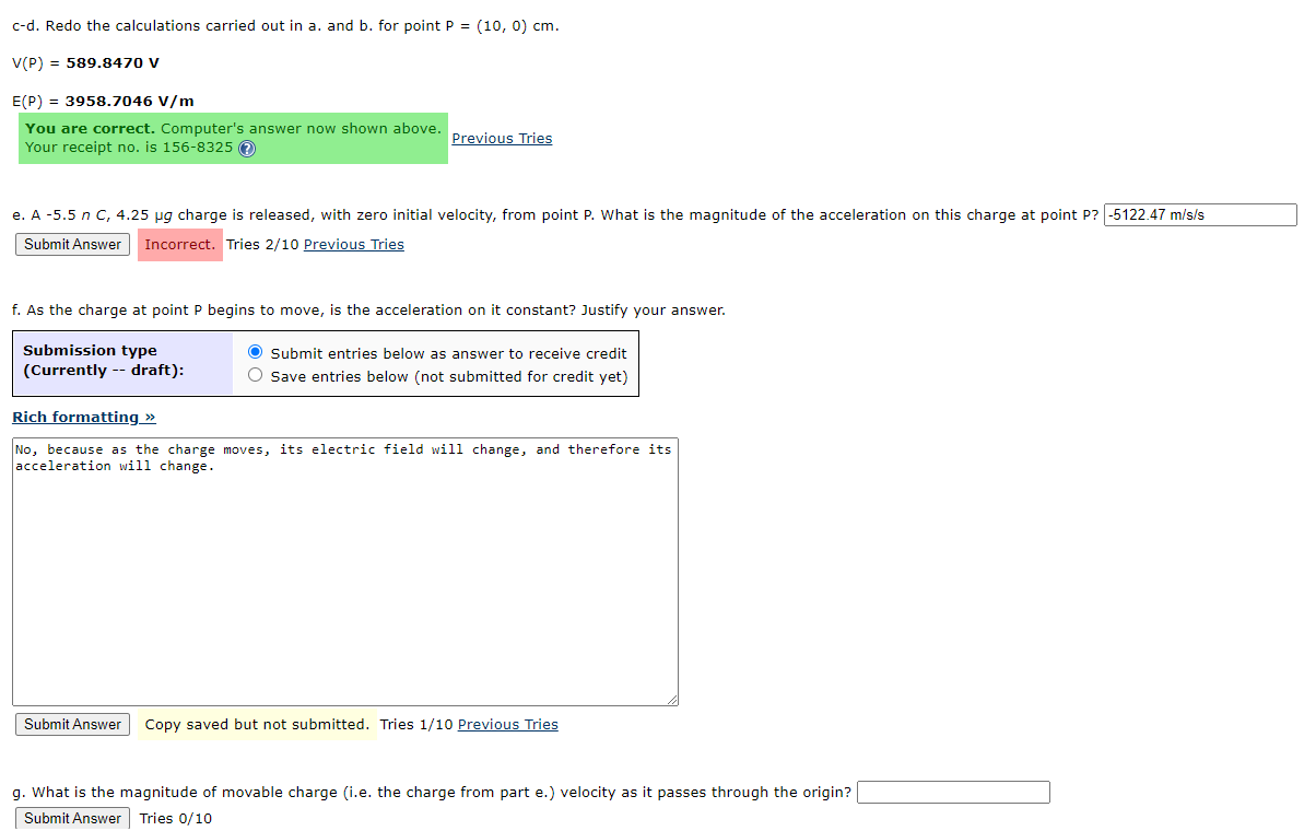 Solved Two identical 4nC charges are fixed on the y-axis at | Chegg.com