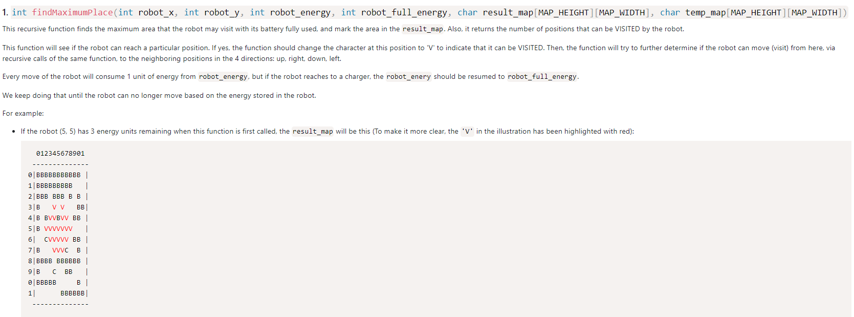 Do it function with recursion. Robot_y = height, | Chegg.com