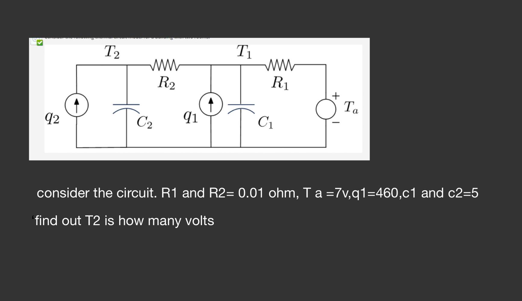 consider the circuit. R1 and | Chegg.com