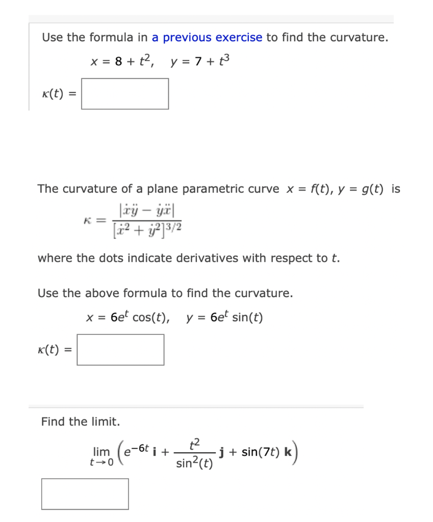 Solved Use the formula in a previous exercise to find the | Chegg.com