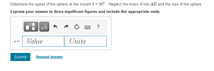 Solved The 10-kg sphere C is released from rest when θ = 0∘ | Chegg.com