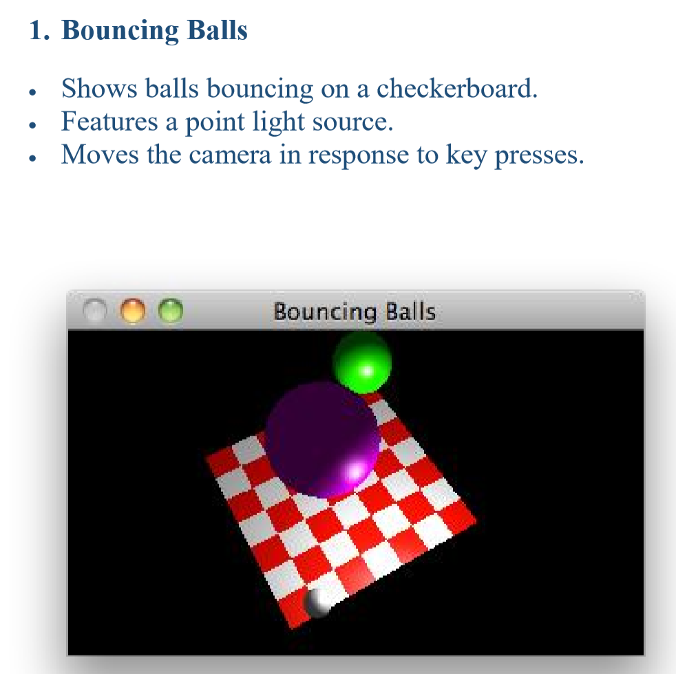 Solved 1. Bouncing Balls . Shows balls bouncing on a | Chegg.com