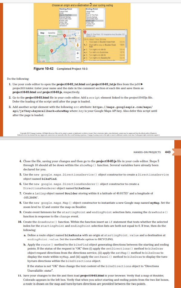 Figure 10-42 Completed Project 10-3 Do the following: | Chegg.com