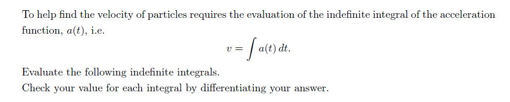 Solved To help find the velocity of particles requires the | Chegg.com