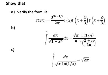 Solved By Special functions solve that : I want only part | Chegg.com