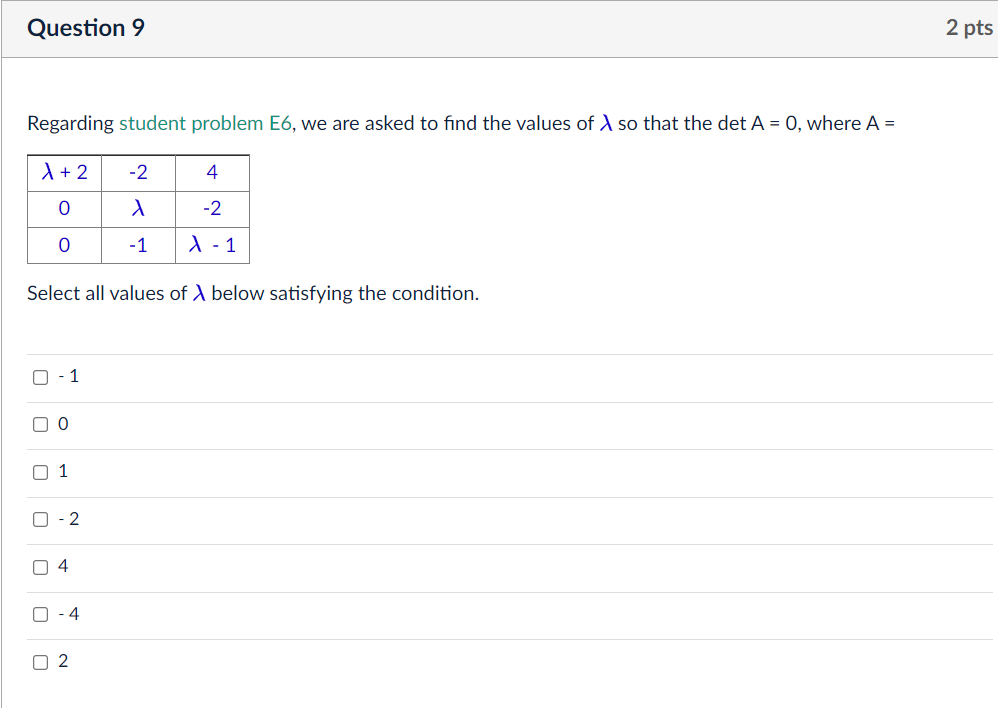 Solved Question 9 Regarding student problem E6, we are asked | Chegg.com