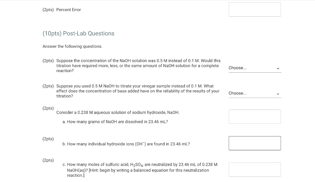 Solved REPORT SUMMARY Table 2. Titration data Table view | Chegg.com