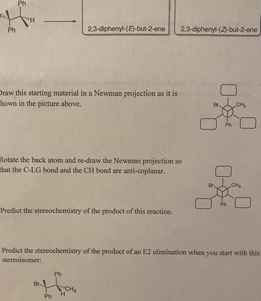 With curved arrow notation, draw and use the E2 | Chegg.com