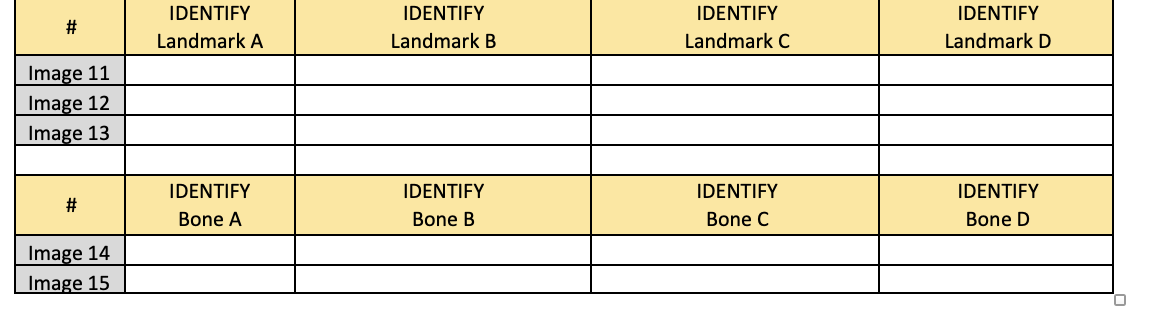 Solved # IDENTIFY Landmark A IDENTIFY Landmark B IDENTIFY | Chegg.com