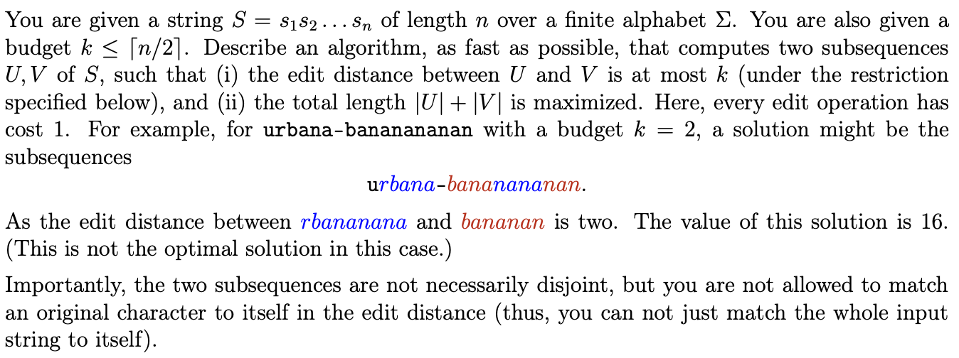 You Are Given A String S S1s2 Sn Of Length N 