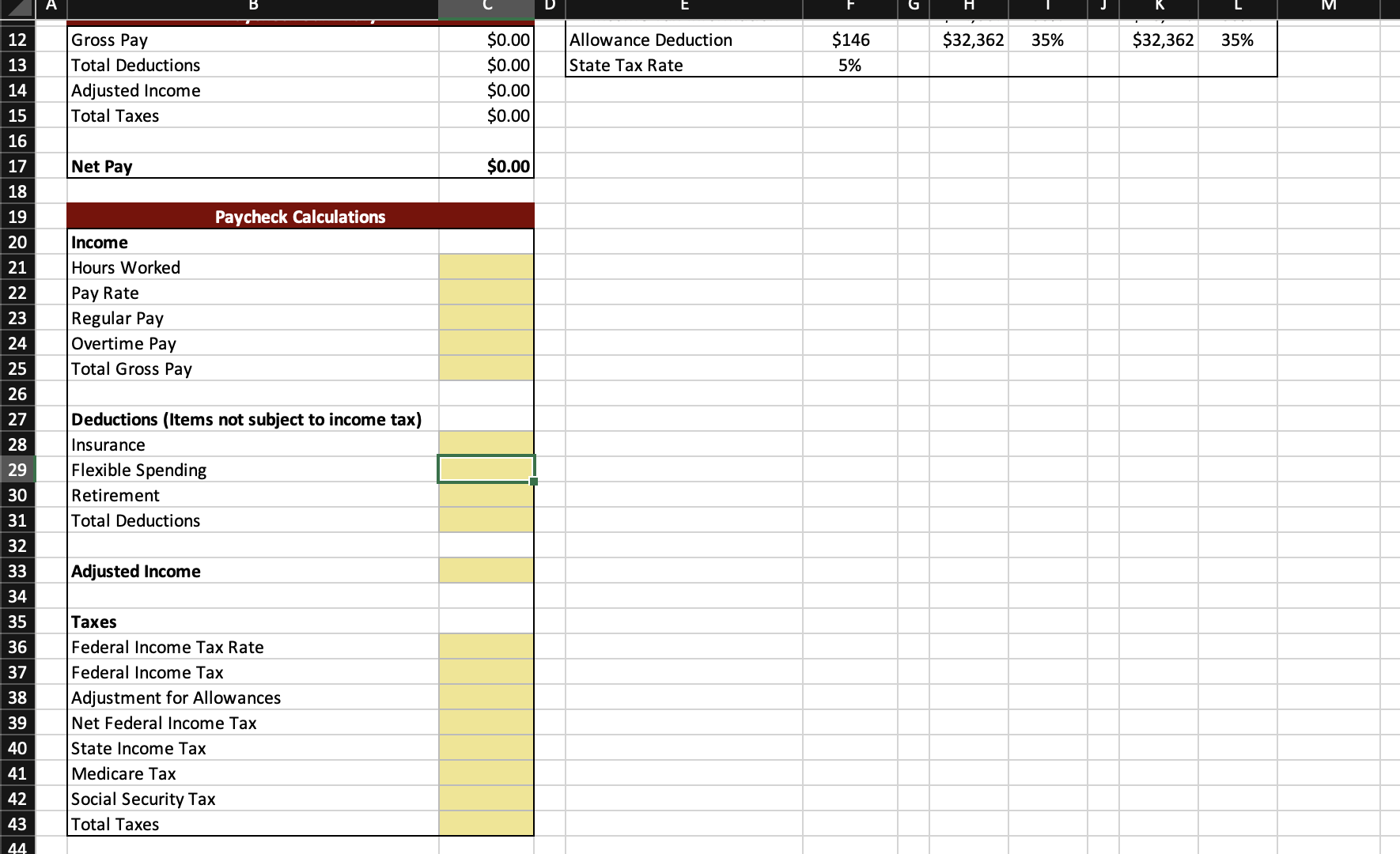 Solved (1.1) Enter the hours worked and the pay rate for the | Chegg.com