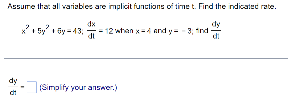 Solved Assume that all variables are implicit functions of | Chegg.com