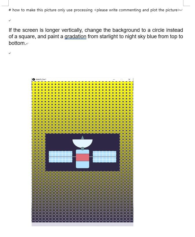 # how to make this picture only use processing If | Chegg.com