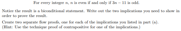 Solved complete the following using a flow proof with each | Chegg.com