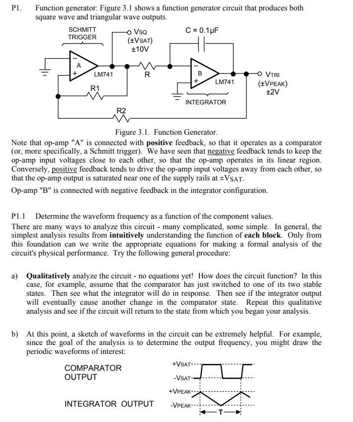 Solved Pl. Function generator: Figure 3.1 shows a function | Chegg.com