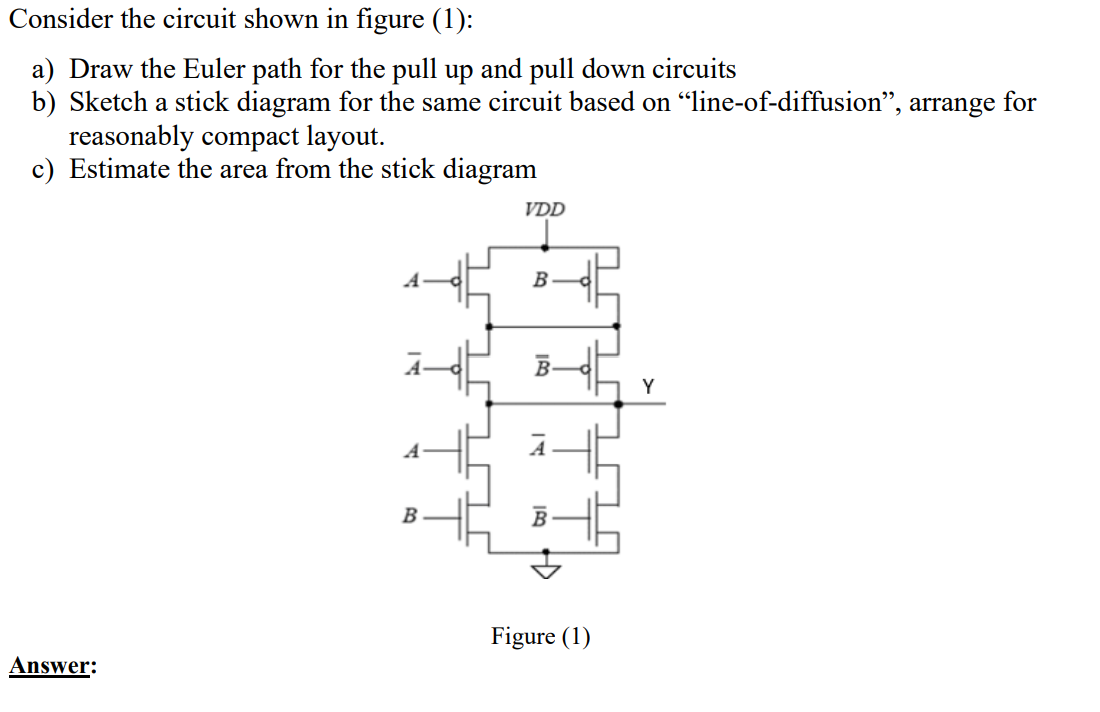 Solved Consider the circuit shown in figure (1): a) Draw the | Chegg.com