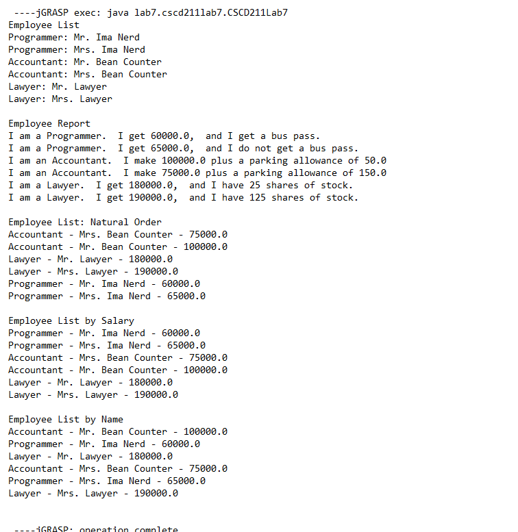 Solved Java Programming You are a programmer in the IT | Chegg.com