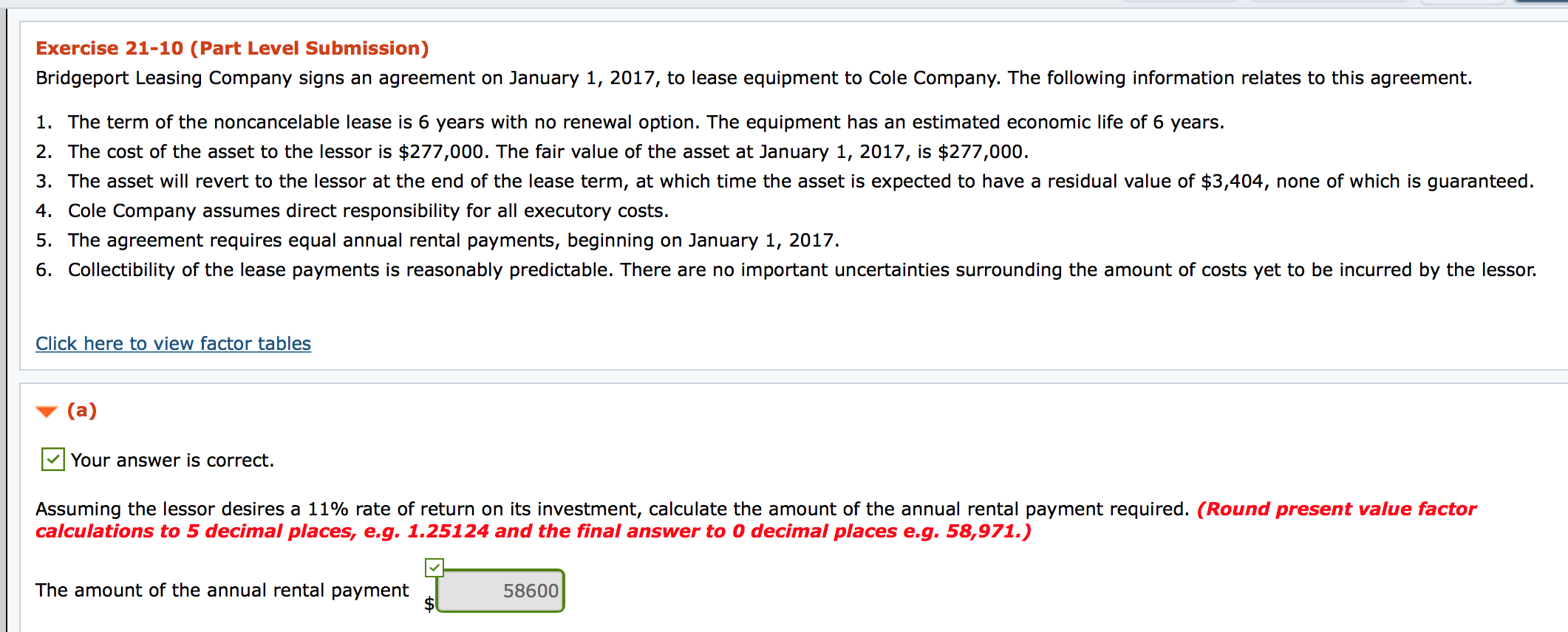 Solved Exercise 21-10 (Part Level Submission) Bridgeport | Chegg.com