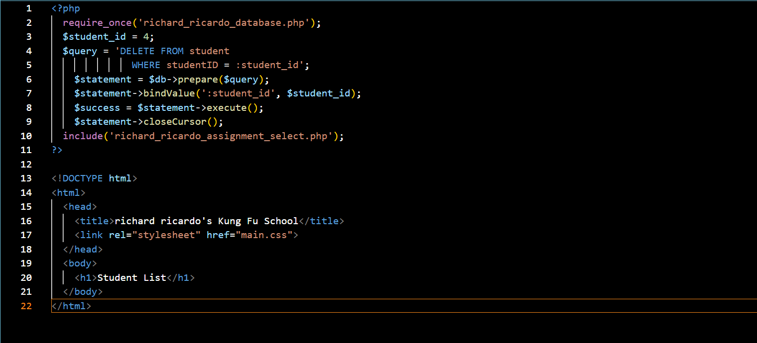 Solved Please help with add_student and delete_student php | Chegg.com