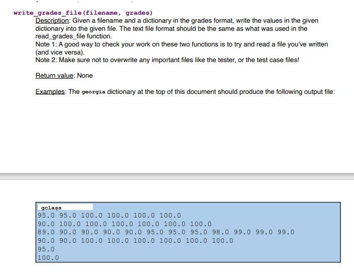 Solved This is the form of all the dictionaries we'll be | Chegg.com