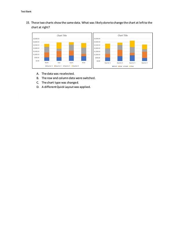 Solved 12. Which image shows how a workbook would look if | Chegg.com