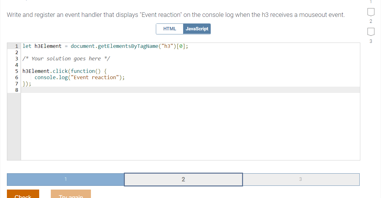 Solved Event-driven programming. Write and register an event | Chegg.com