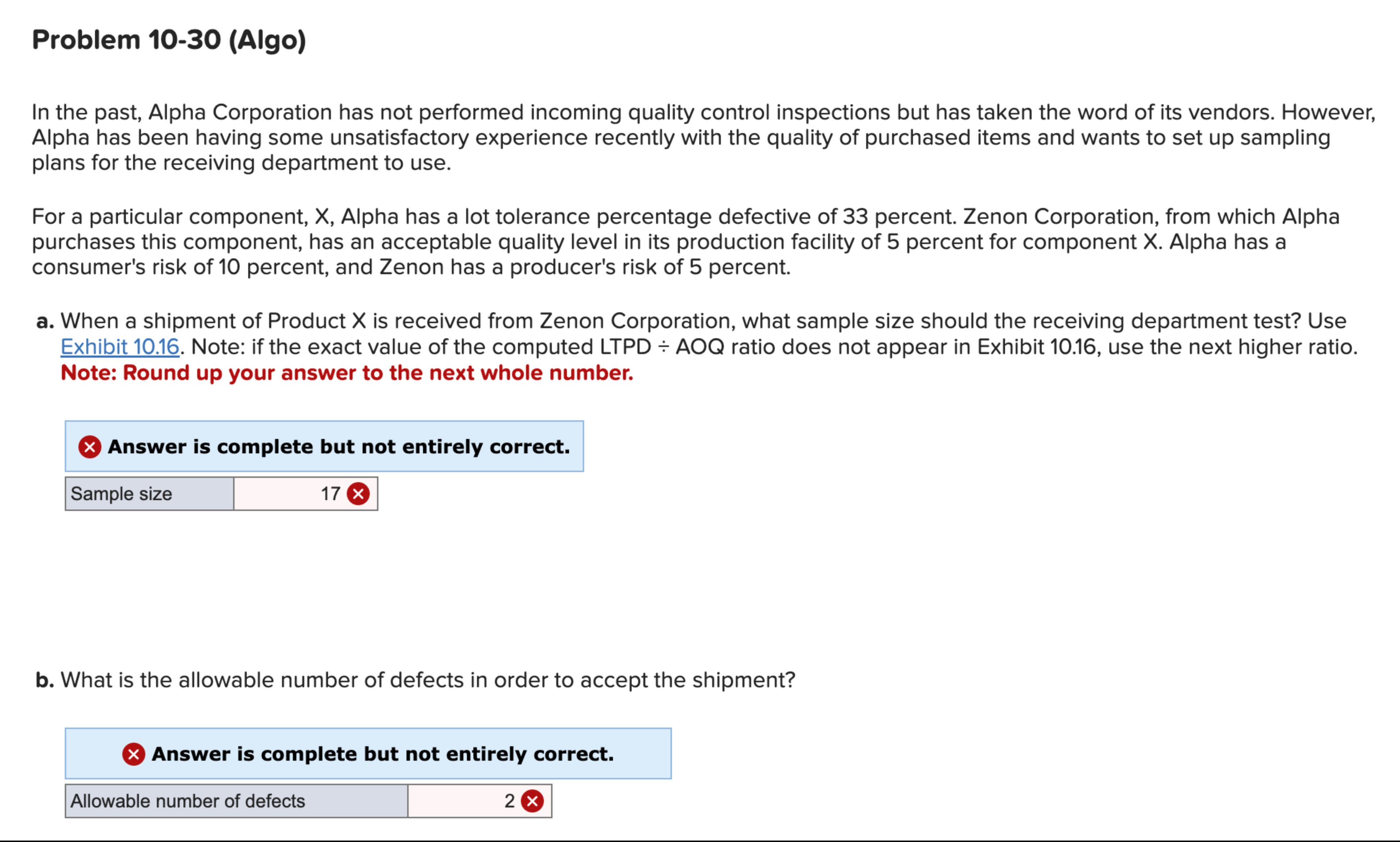 Solved Problem 10-30 (Algo)In the past, Alpha Corporation | Chegg.com