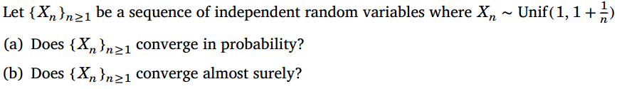 Solved Let {xn}n≥1 be ﻿a sequence of ﻿independent random | Chegg.com