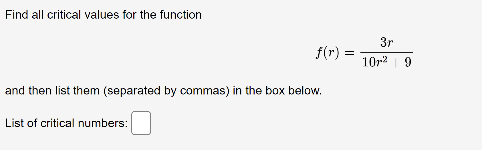 Solved Find all critical values for the | Chegg.com