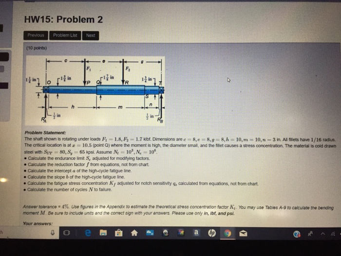 Solved HW15: Problem 2 Previous Problem List Next (10 | Chegg.com