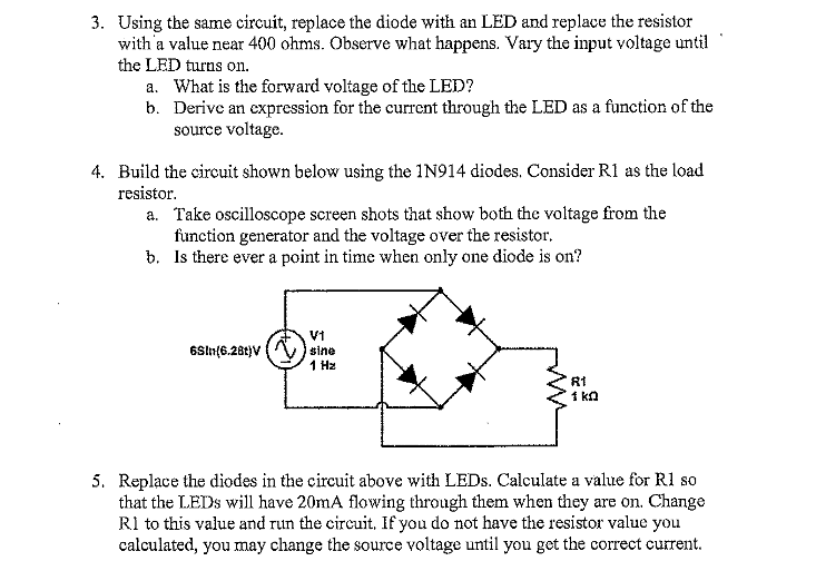 Solved Procedure 1. Build the circuit shown below. The | Chegg.com