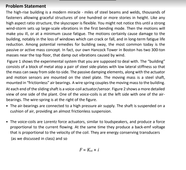 Problem Statement The high-rise building is a modern | Chegg.com