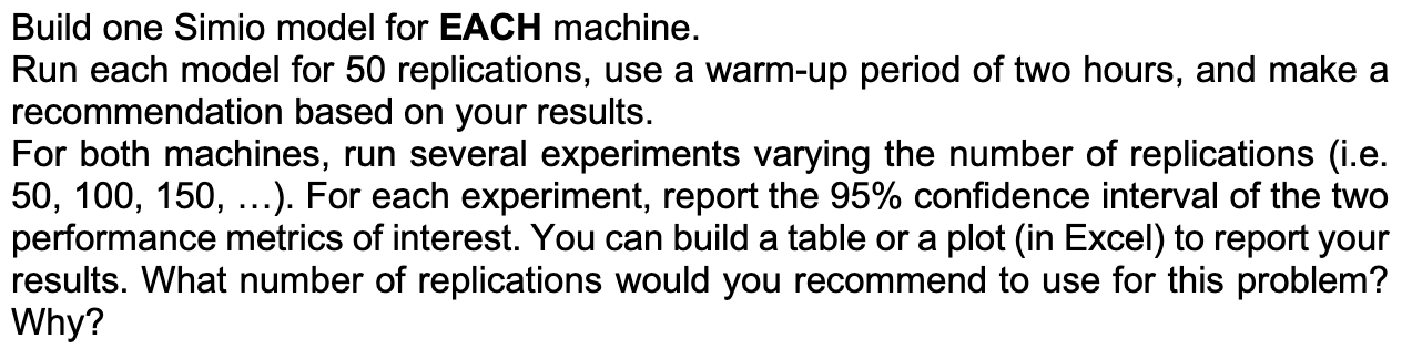 Lab 5 - Single Server Models in Simio Due Date: | Chegg.com