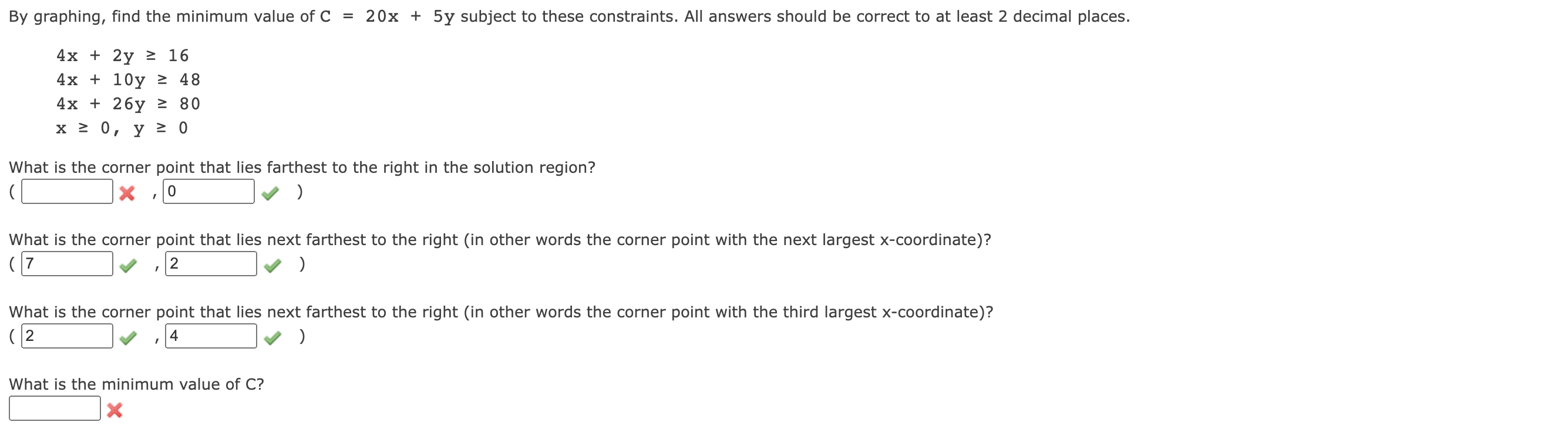 Solved Find the maximum value of P=3x+3y subject to these | Chegg.com