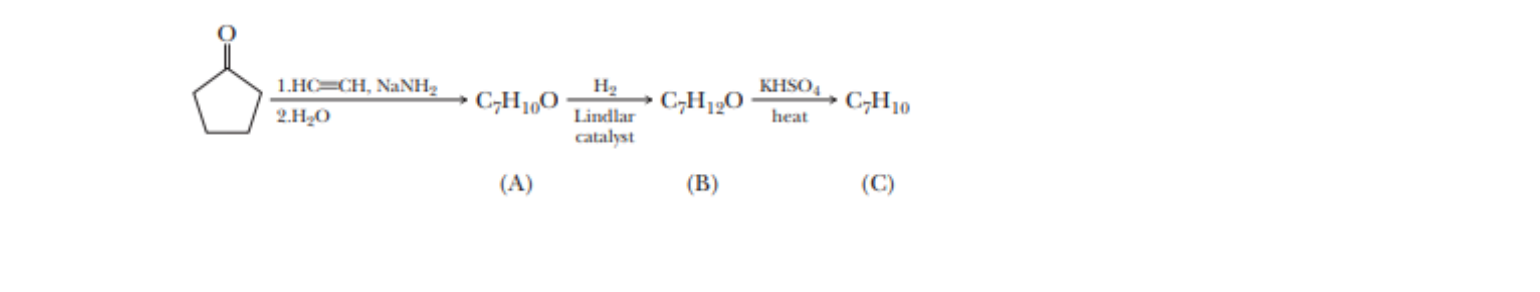 Solved Synthesis Propose the formula of A, B, and C. KHSO4 | Chegg.com