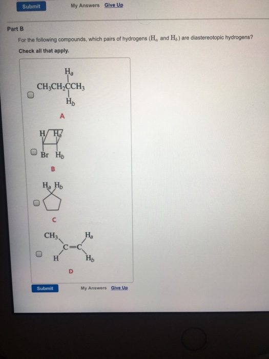 Solved Item 11 Part A For the following compounds, which | Chegg.com