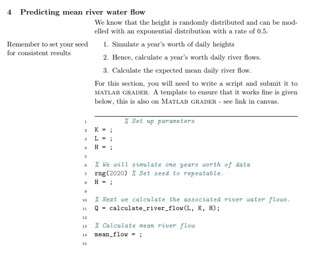 Solved River flow equations The flow in rivers is commonly | Chegg.com