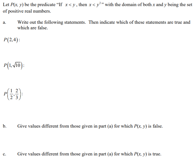 Solved Let P(x, y) be the predicate “If x | Chegg.com