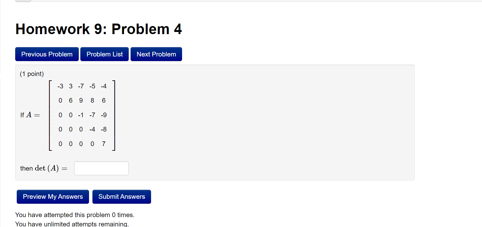 Solved Homework 9: Problem 4 Previous Problem Problem List | Chegg.com Solved Homework 9: Problem 4 Previous Problem Problem List | Chegg.com