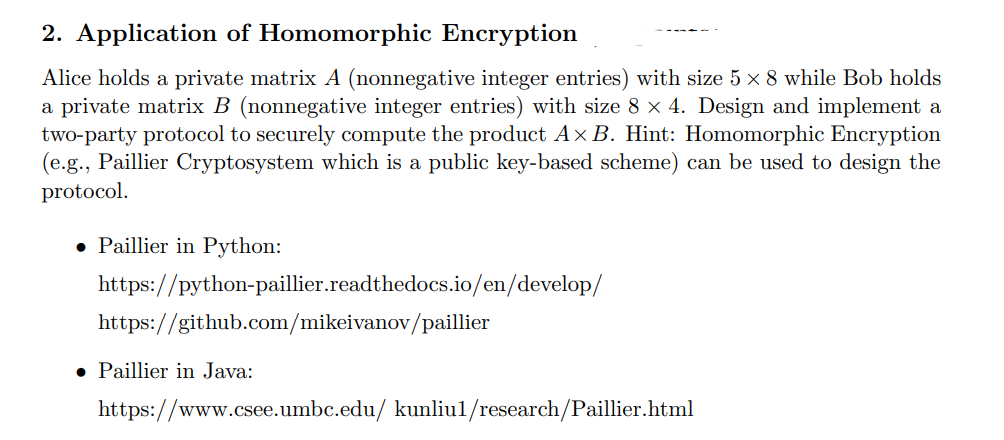 1. Secure Multiparty Computation Alice holds a | Chegg.com