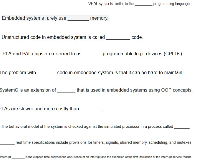 Solved VHDL syntax is similar to theprogramming language. | Chegg.com