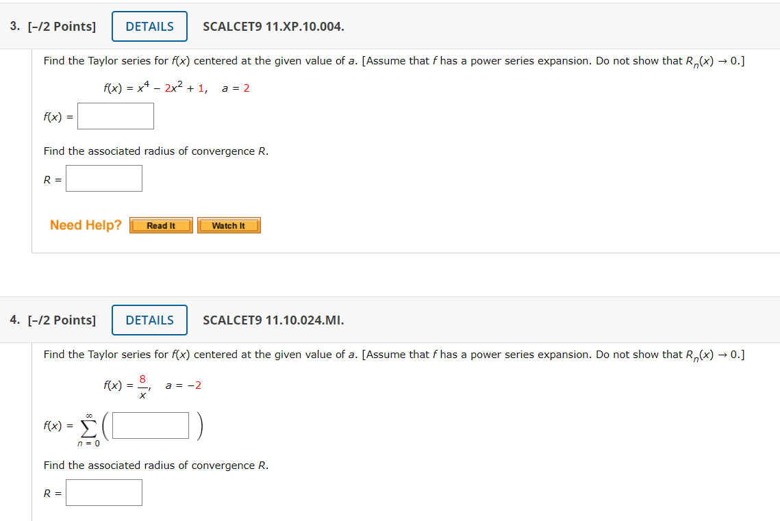Solved 3. [-12 Points] DETAILS SCALCET9 11.XP.10.004. Find | Chegg.com