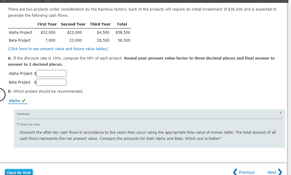 Solved There are two projects under consideration by the | Chegg.com
