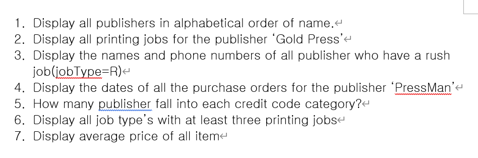 Solved The following tables form part of a database held in | Chegg.com